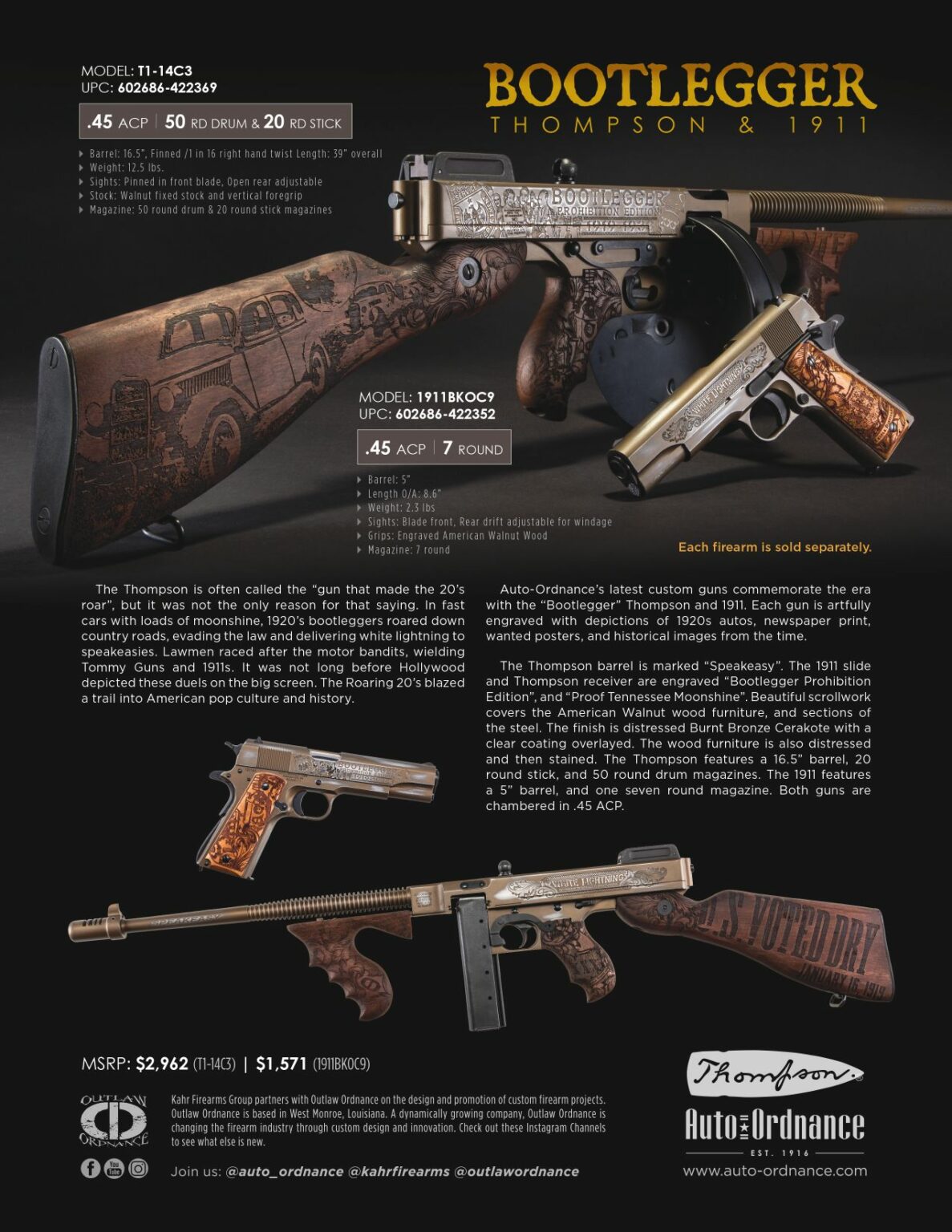 Brochures and Manuals - Auto-Ordnance | Original manufacturer of the ...