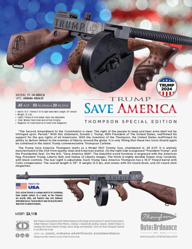 Brochures and Manuals - Auto-Ordnance | Original manufacturer of the ...